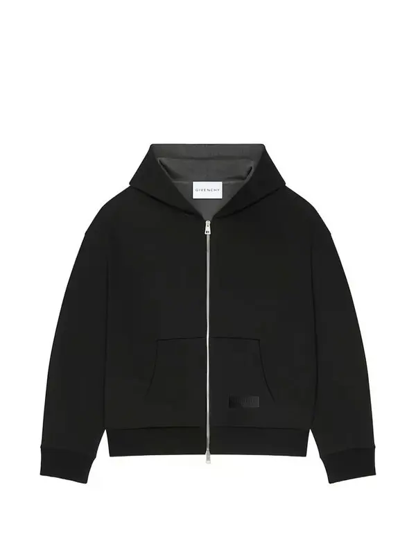 Givenchy Zip-up Logo-patch Hoodie