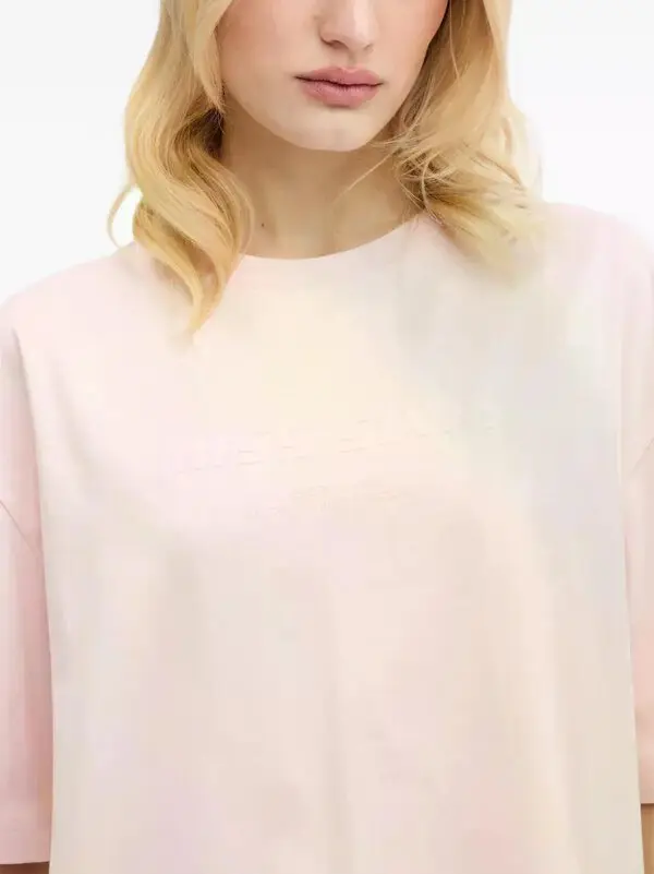 Miss Sixty Short-sleeved Crewneck T-shirt With Tonal Logo