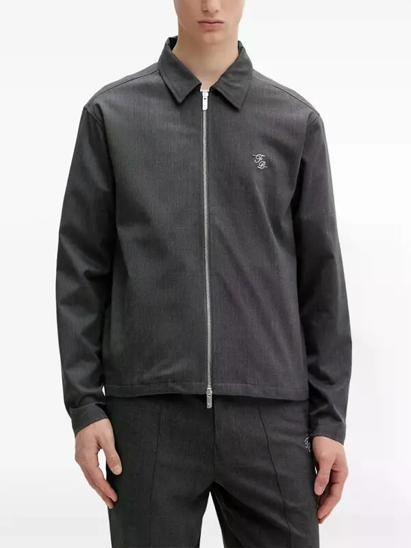 Filling Pieces Zip Embroidered Jacket