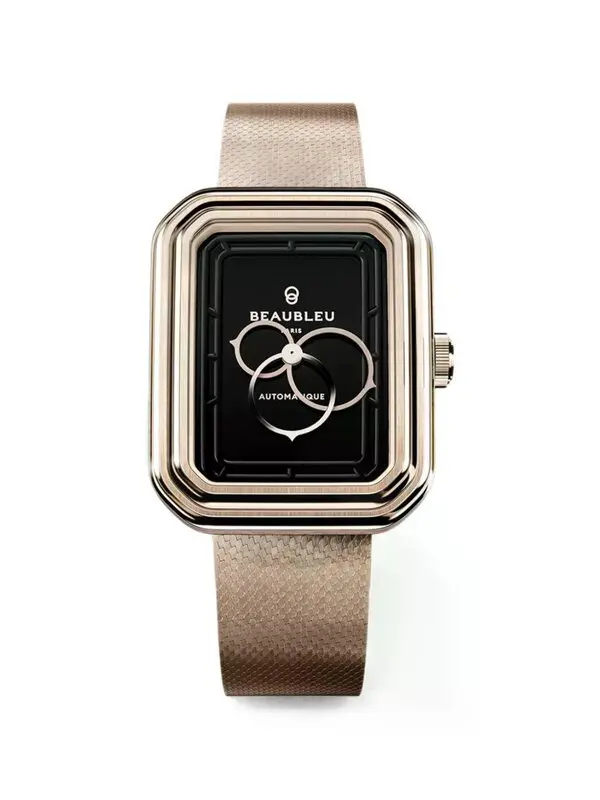 BEAUBLEU Ecce Figura Onyx 30mm Watch - Black