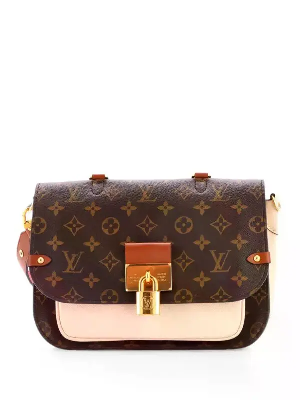 LOUIS VUITTON Vaugirard Handbag Monogram Canvas With Leather Satchel