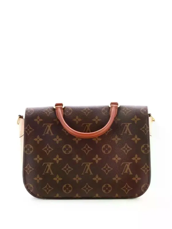 LOUIS VUITTON Vaugirard Handbag Monogram Canvas With Leather Satchel