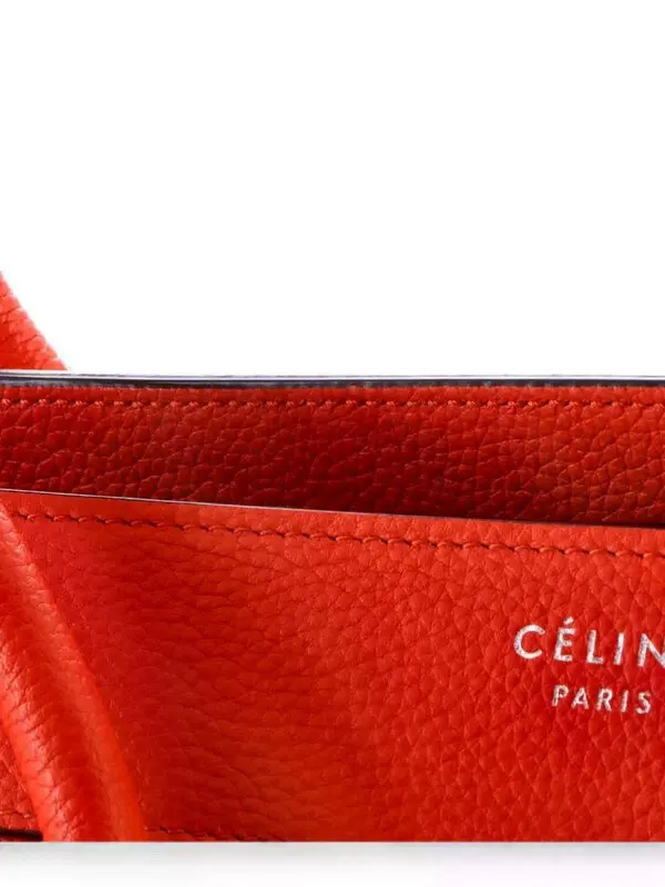 Celine Luggage Bag Grainy Leather Micro Tote Bag