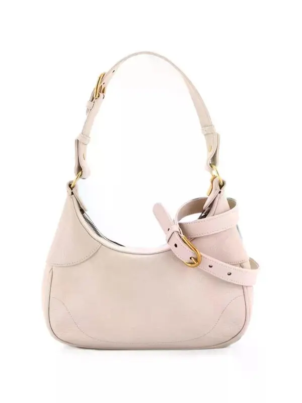 Gucci Aphrodite Zip Shoulder Bag Leather Small Hobo Bag