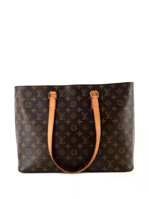 LOUIS VUITTON Monogram Canvas Tote Bag - Brown