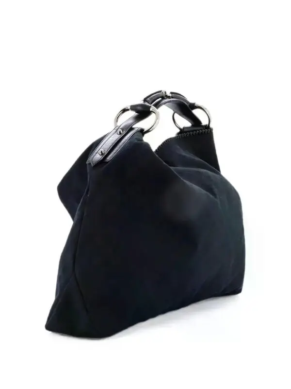 Gucci Horsebit Gg Canvas Large Hobo Bag