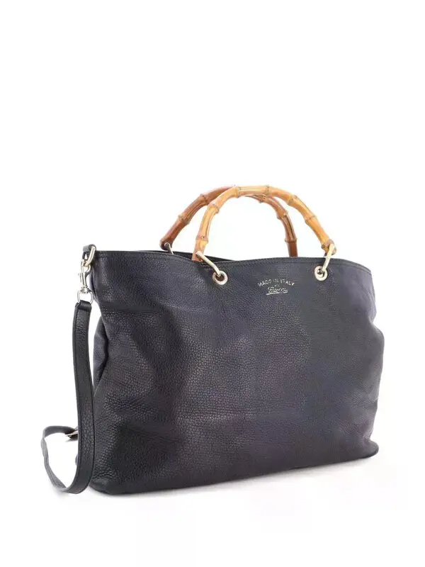Gucci Bamboo Shopper Large Tote Bag - Black