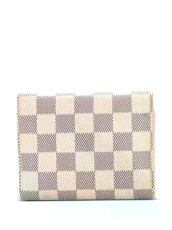 LOUIS VUITTON Victorine Wallet Damier Small Wallets - White