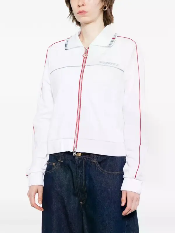 Casablanca Piping-detail Collared Jacket