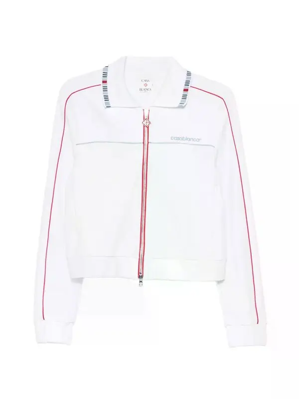Casablanca Embroidered Logo Zip Jacket