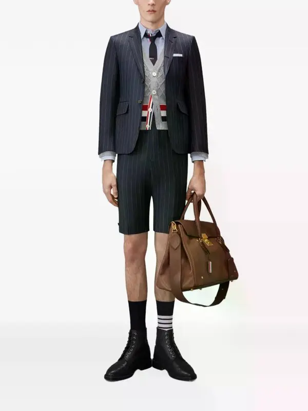 Thom Browne Argyle Intarsia Cashmere Cardigan
