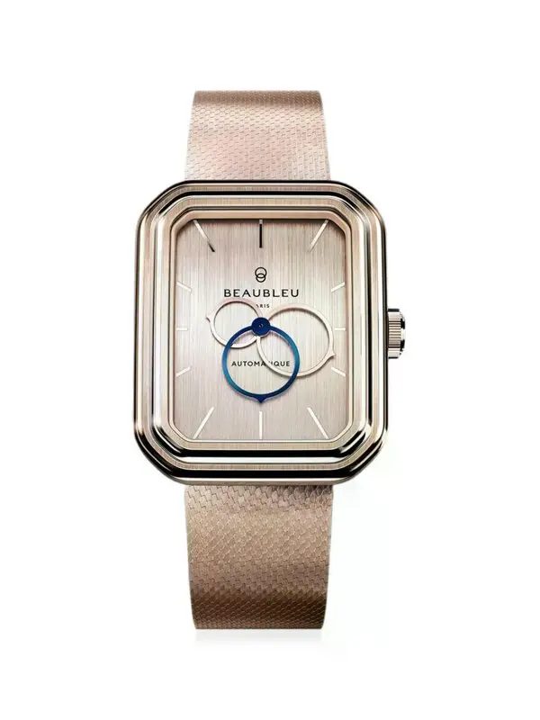 BEAUBLEU Ecce Figura Sienna 30mm Automatic Watch - Pink