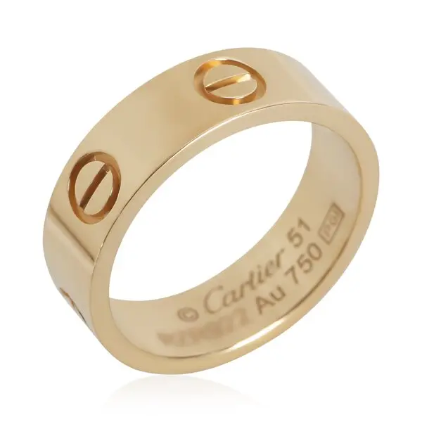 Cartier Yellow Gold Love Ring