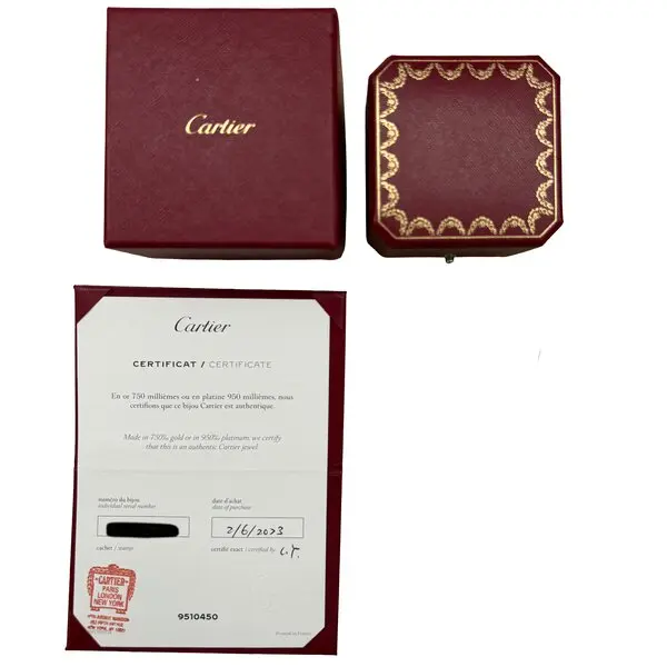 Cartier Yellow Gold Love Ring