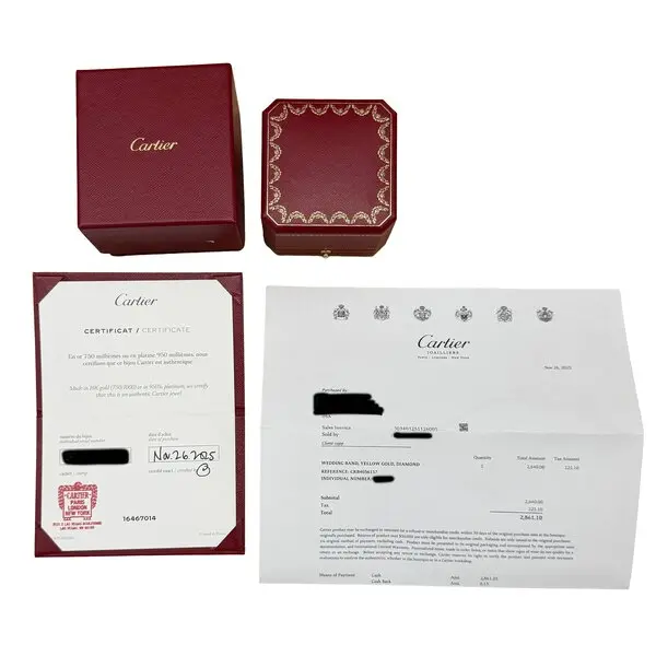 Cartier Yellow Gold Diamond Small Model Love Ring