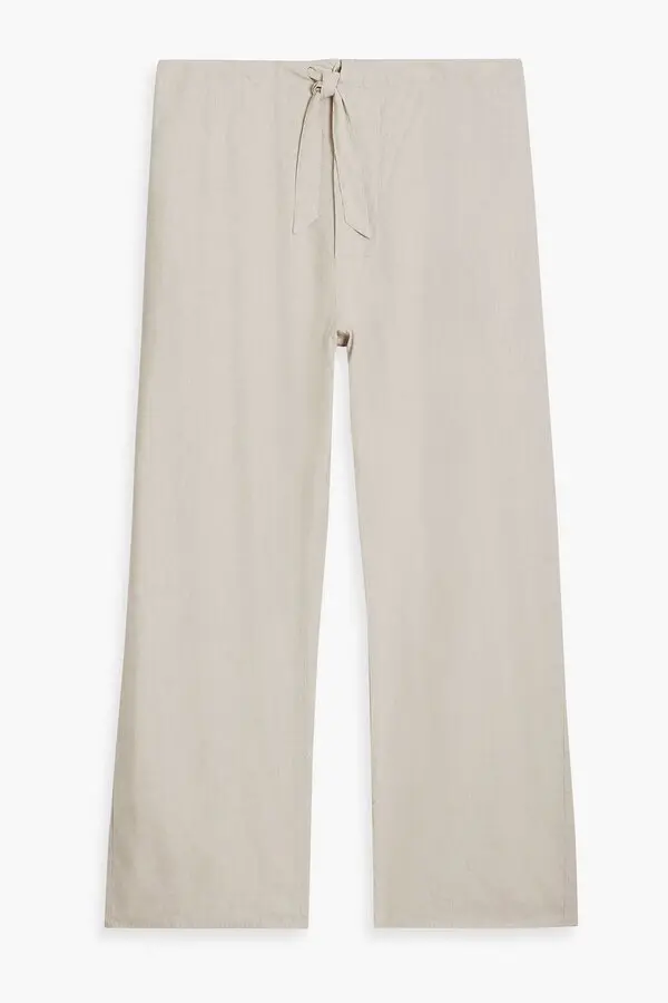 MAISON MARGIELA Linen And Cupro Blend Trousers