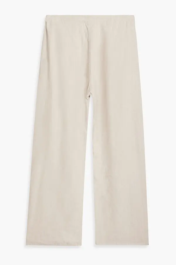 MAISON MARGIELA Linen And Cupro Blend Trousers