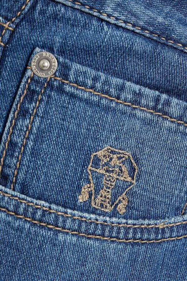 Brunello Cucinelli Highrise Tapered Jeans