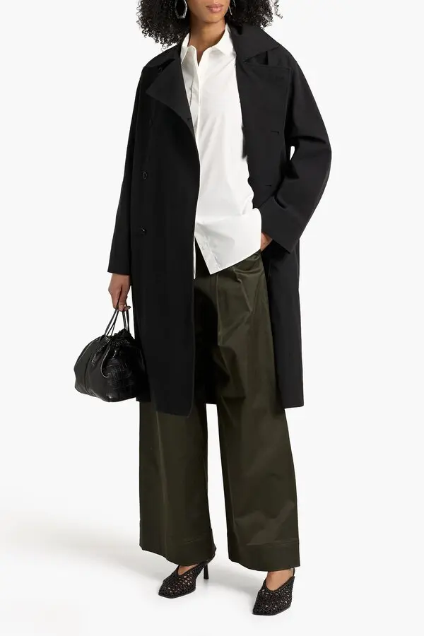 Loulou De Saison Alex Doublebreasted Cotton Trench Coat