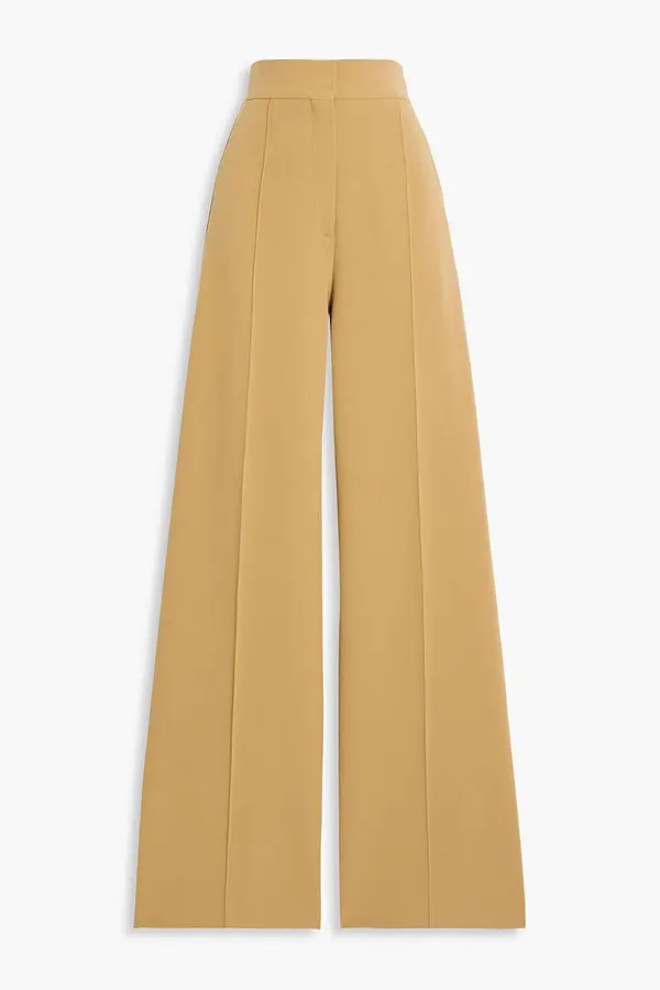 Another Tomorrow Wool-blend Wide-leg Pants