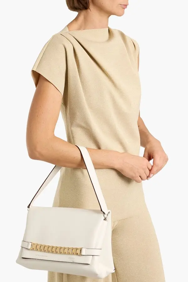 Victoria Beckham Chain Pouch Leather Shoulder Bag