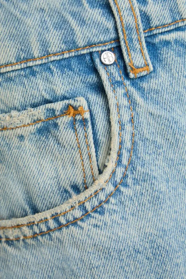 ANINE BING Dalton Denim Shorts