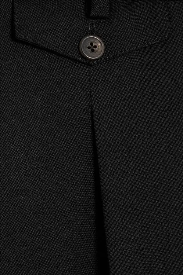Alexander McQueen Grain De Poudre Wool Pants