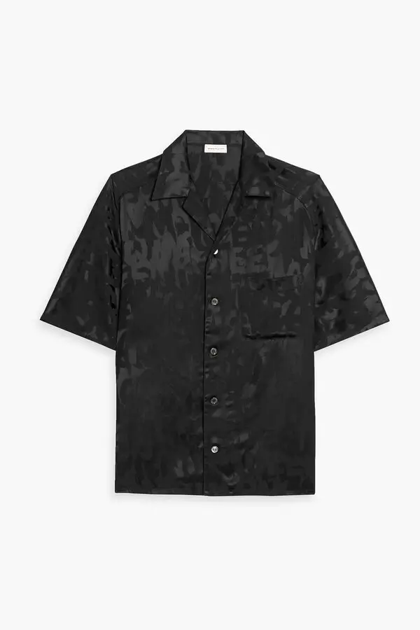 Alexander McQueen Satinjacquard Shirt