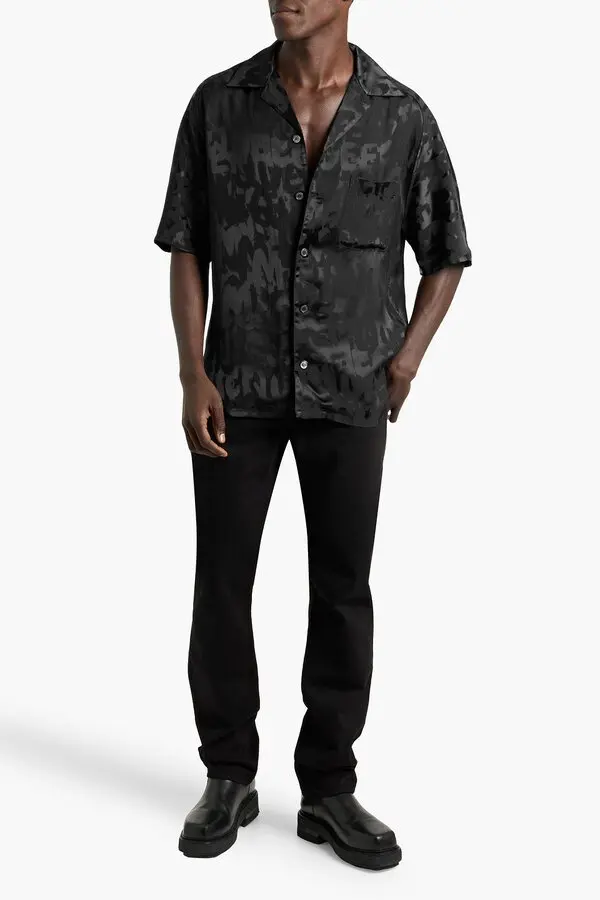 Alexander McQueen Satinjacquard Shirt