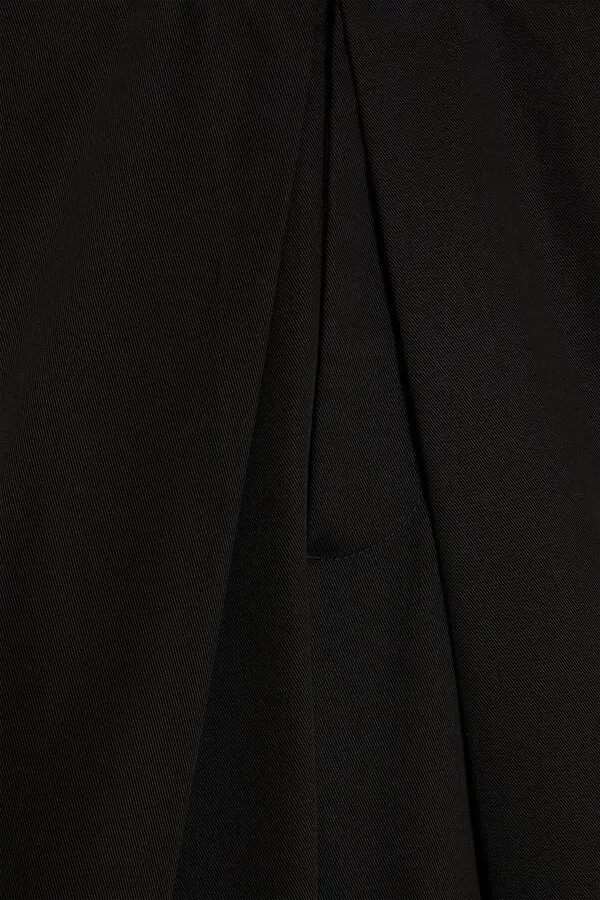 Alexander McQueen Pleated Cottongabardine Shorts