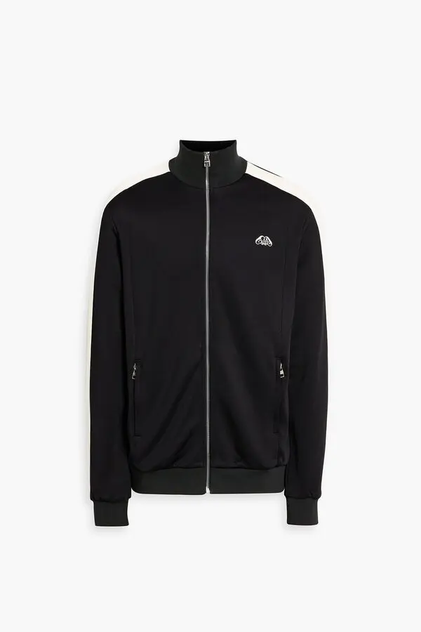 Alexander McQueen Striped Knitted Track Jacket - Midnight Blue