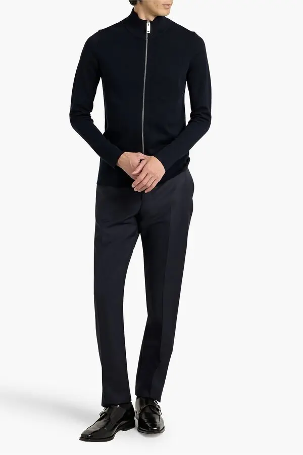 Alexander McQueen Slimfit Wool And Mohairblend Pants