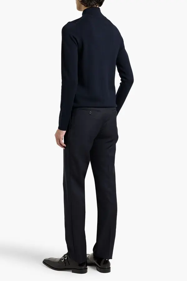 Alexander McQueen Slimfit Wool And Mohairblend Pants
