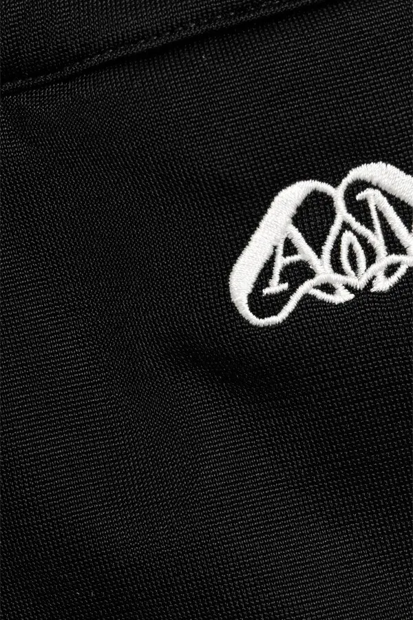 Alexander McQueen Embroidered Jersey Sweatpants