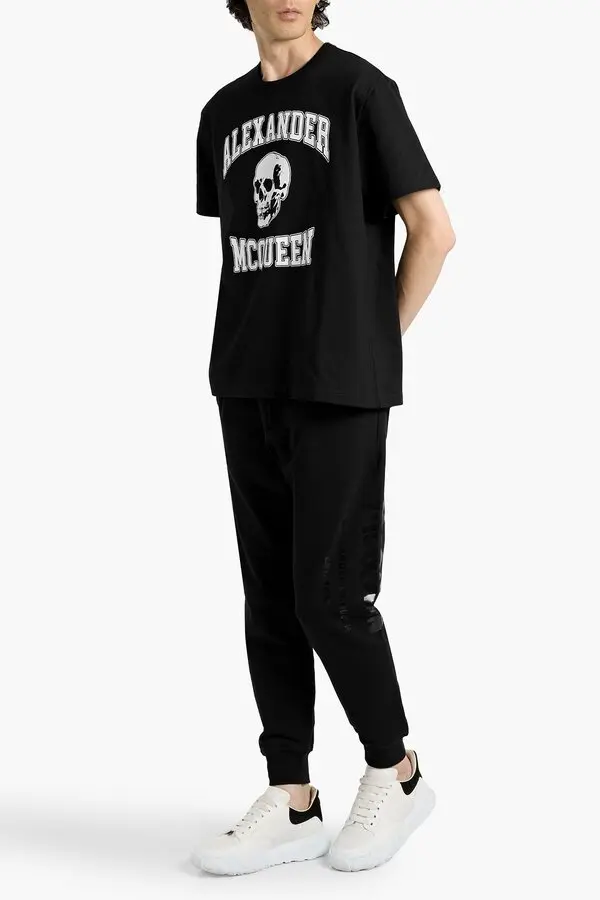 Alexander McQueen Logoprint Cottonjersey Sweatpants
