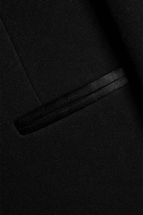 Alexander McQueen Satintrimmed Wool Blazer