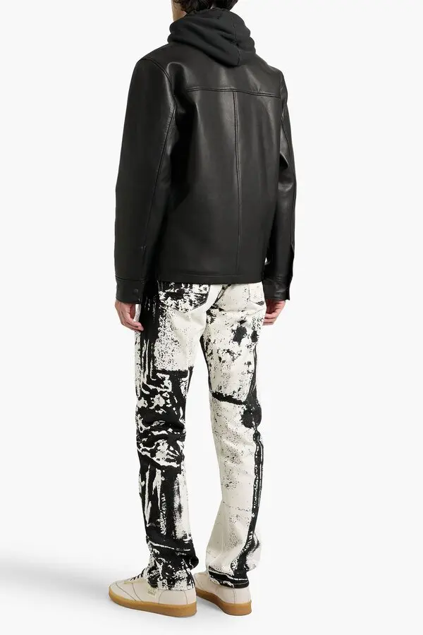 Alexander McQueen Printed Denim Jeans