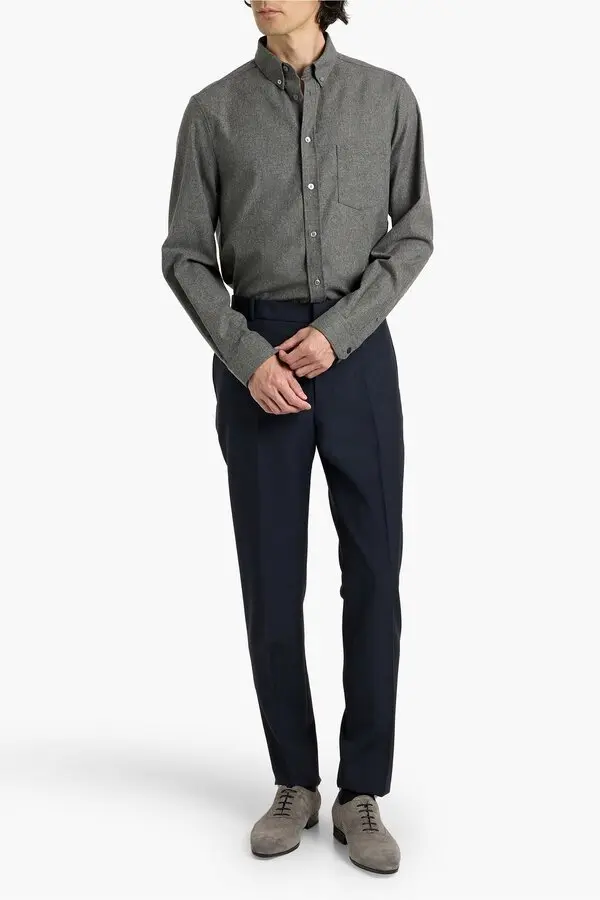 Alexander McQueen Slimfit Wool And Mohairblend Pants
