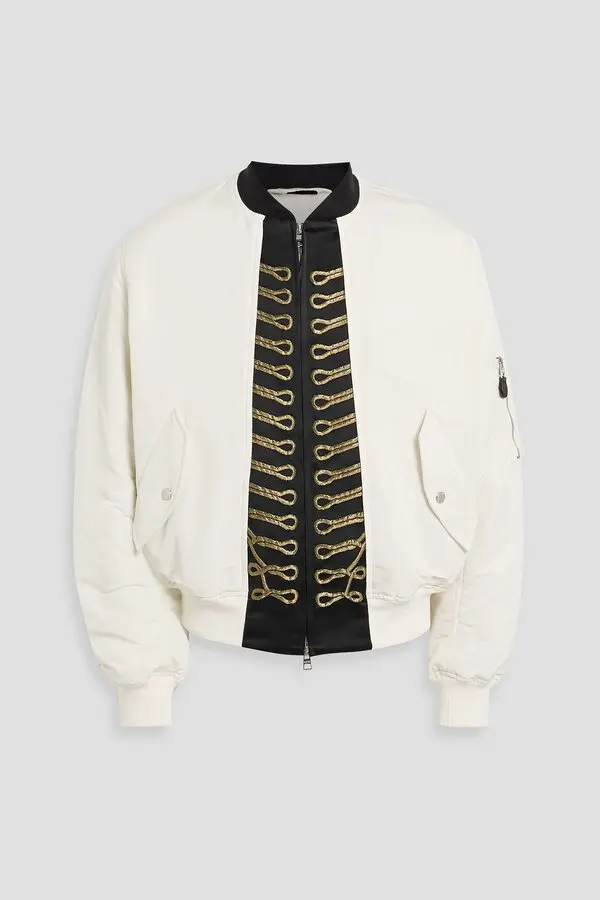 Alexander McQueen Embroidered Shell Jacket