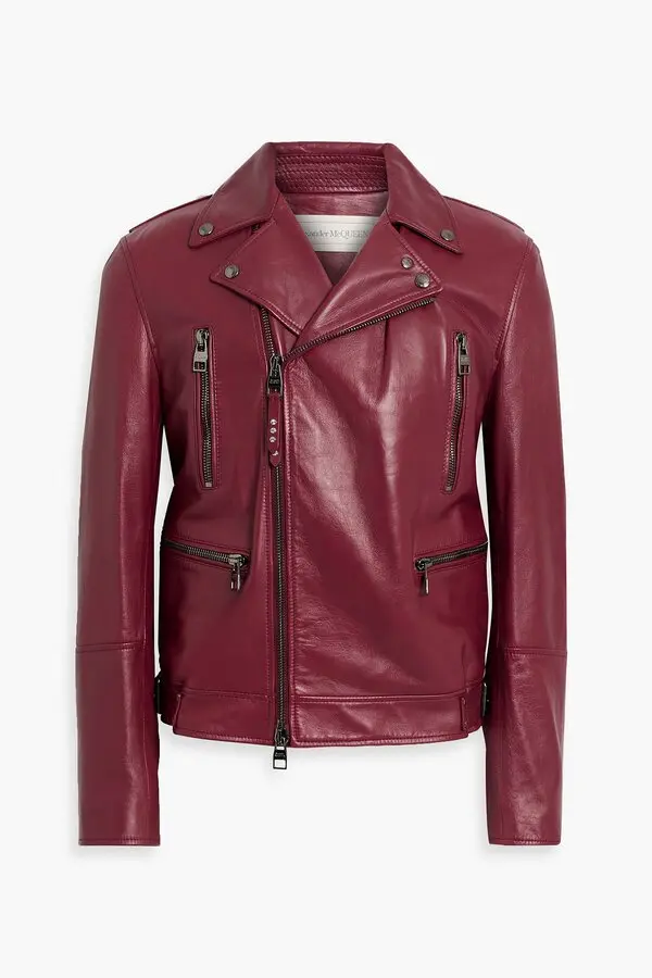 Alexander McQueen Leather Biker Jacket