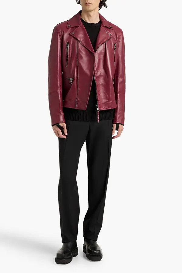 Alexander McQueen Leather Biker Jacket