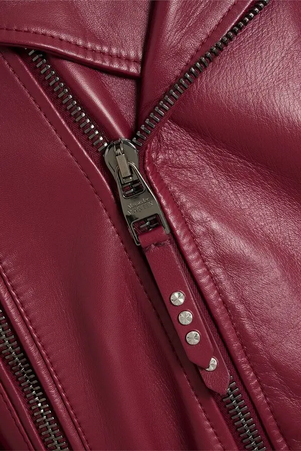 Alexander McQueen Leather Biker Jacket
