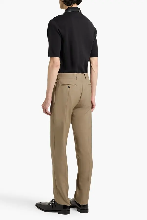 Alexander McQueen Wool-blend Twill Tailored Pants