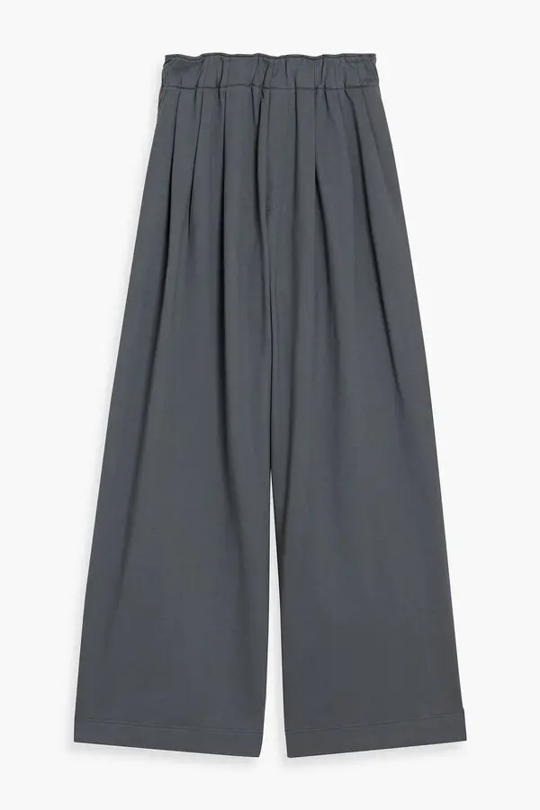 Dries Van Noten Pleated French Cottonterry Sweatpants