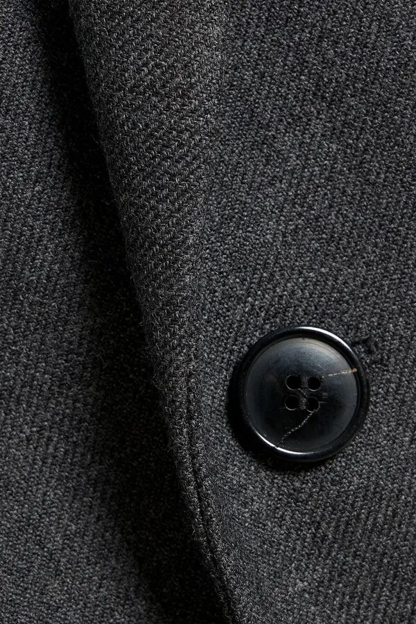 Dries Van Noten Doublebreasted Wooltwill Coat