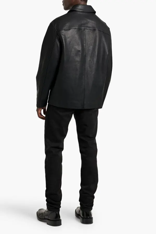 FRAME Utility Leather Jacket