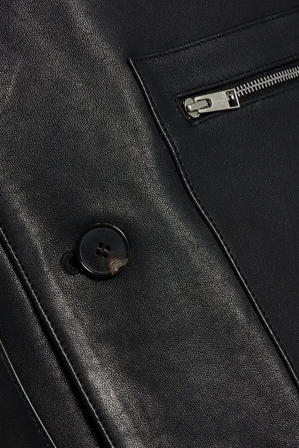 FRAME Utility Leather Jacket