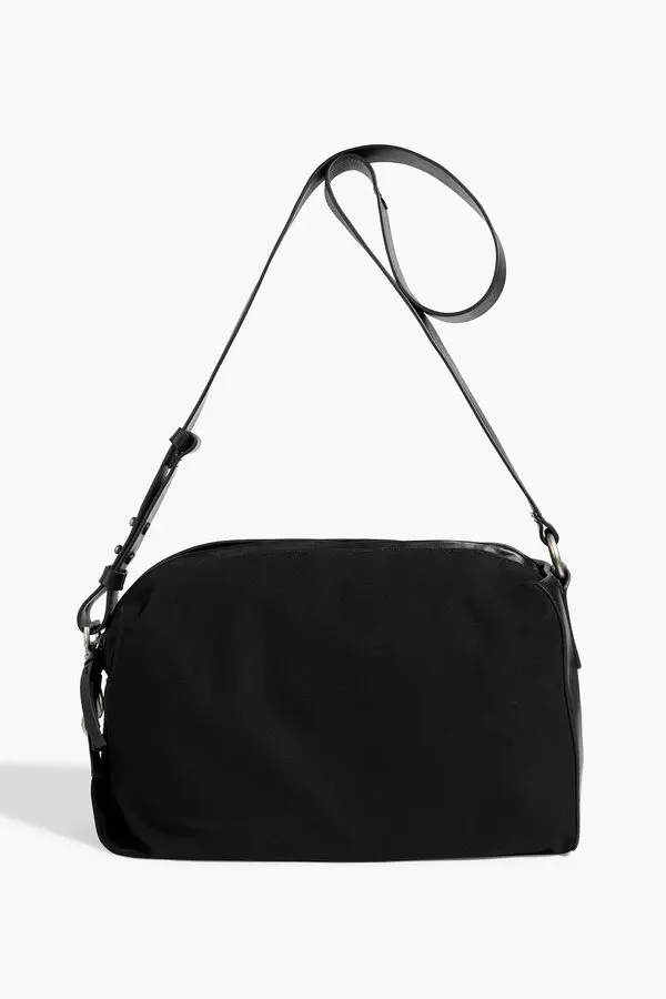 Dries Van Noten Canvas Messenger Bag - Black