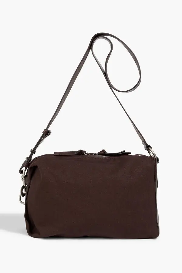 Dries Van Noten Canvas Messenger Bag - Dark Brown