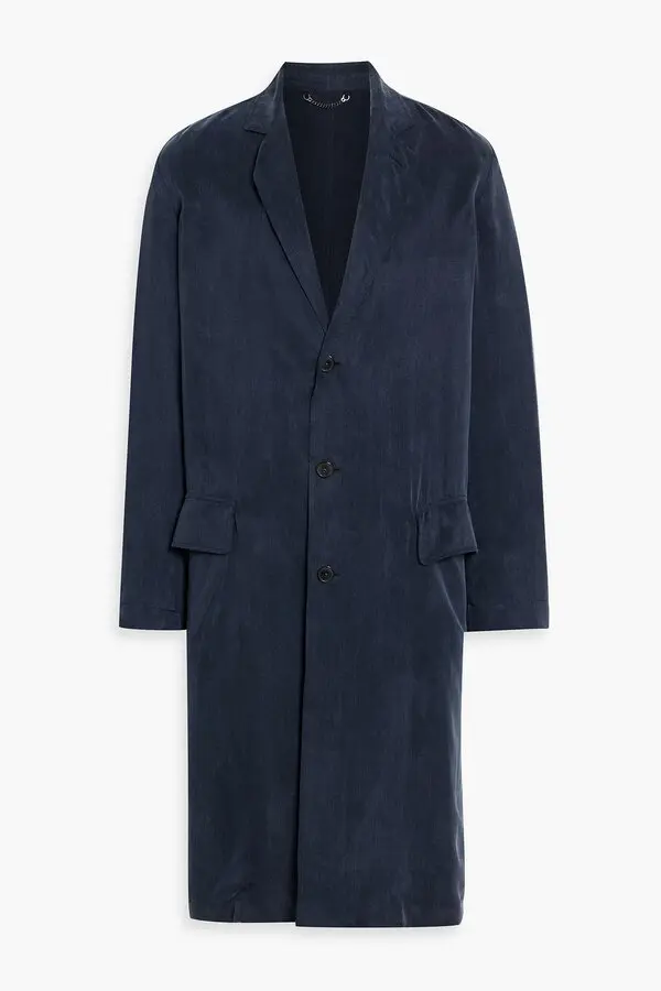 Dries Van Noten Washed Cupro Coat